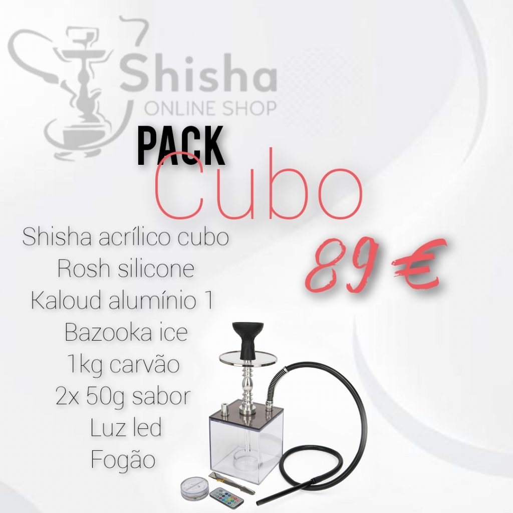 Pack Cubo - Shisha Online Shop - Loja de Shisha, Tabaco e Acessórios